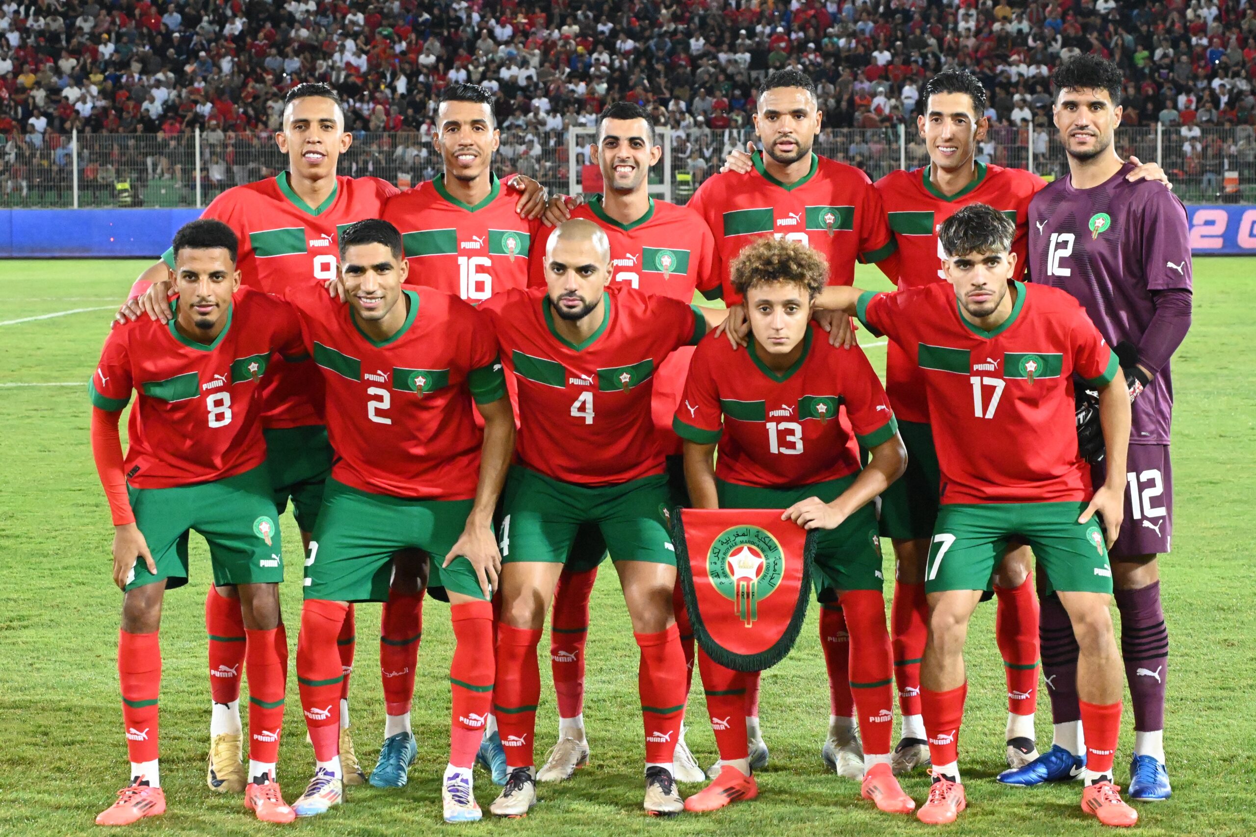 أسود الاطلس تستعد للزئير أمام فهود الغابون بمدينة فرانسفيل - Matchpresse.com